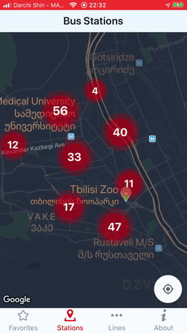 bus timetable app license