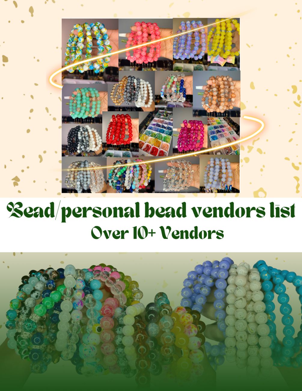 Beads/ and personal vendors list