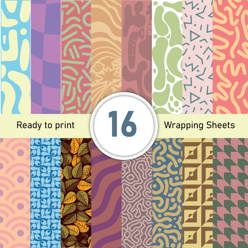 16 Beautiful Printable Wrapping Paper Designs | Perfect for Any Occasion