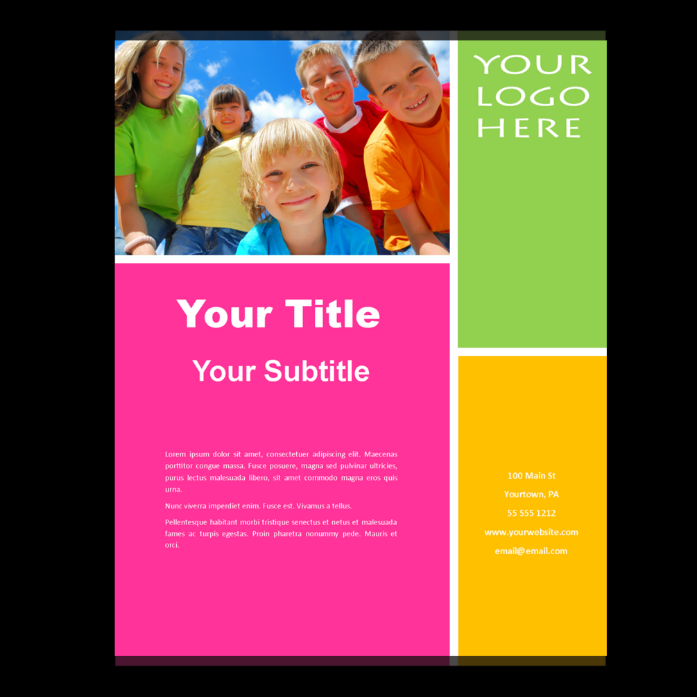 Children Color Blocks Flyer