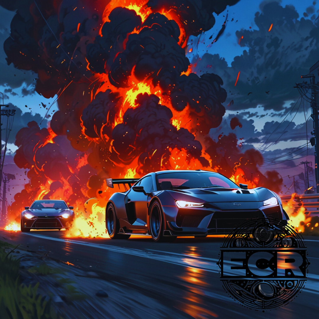 Hell on Wheels: Supercars in a Blaze