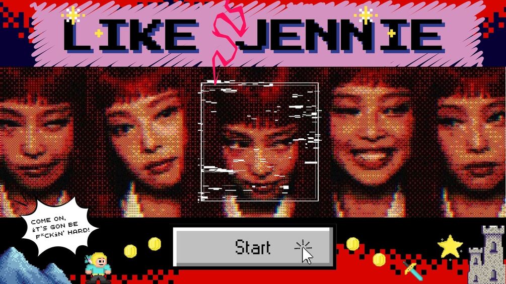 KPOP INSPIRED POWERPOINT PPT TEMPLATE (JENNIE - LIKE JENNIE)