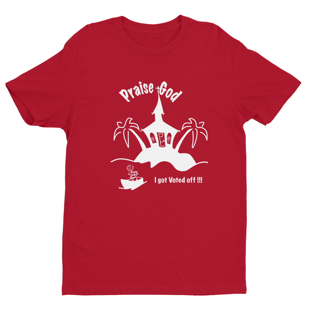 Voted Off T Shirt Red WHT