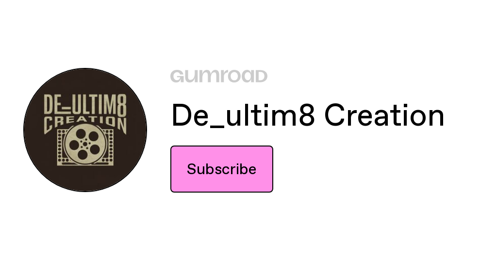 De_ultim8 Creation