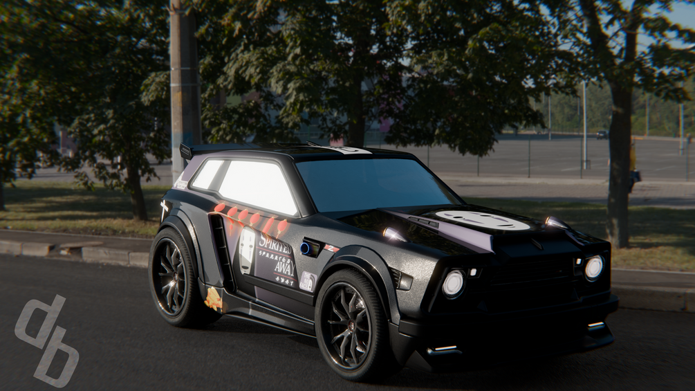 No Face - Spirted Away themed Fennec decal