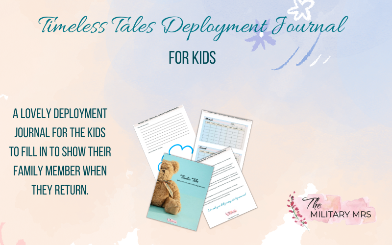 Deployment Journal For Kids