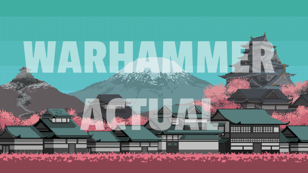 Retro Pixel Art Wallpaper of Japanese scenery