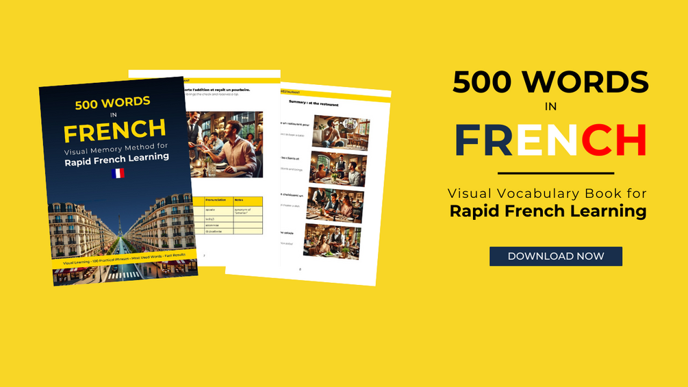 500 Words in French : Visual Vocabulary Book