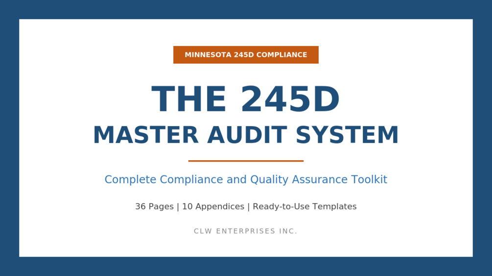 245D Master Audit System