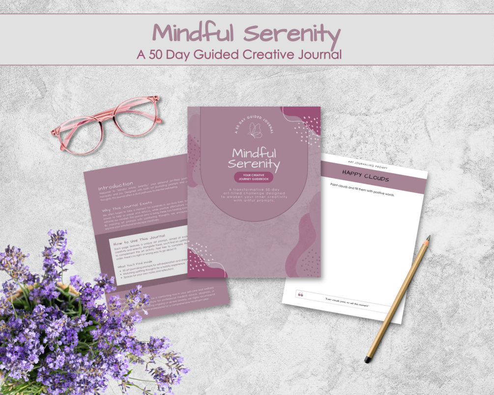 Mindful Serenity: A 50-Day Guided Journal - Your Creative Journey ...