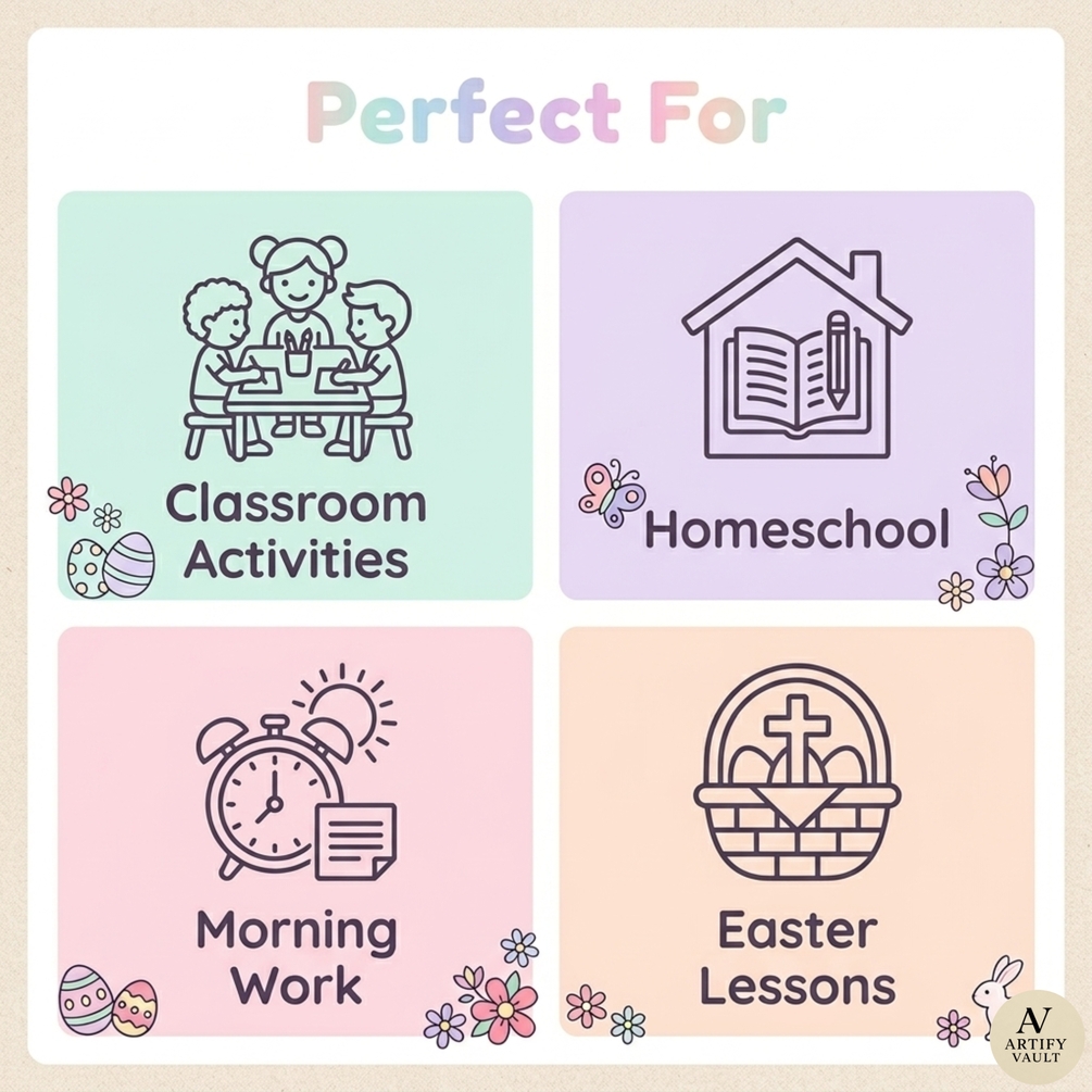 Easter Mini Book Printable (Pre-K to Grade 2) – No Prep Activity Pack