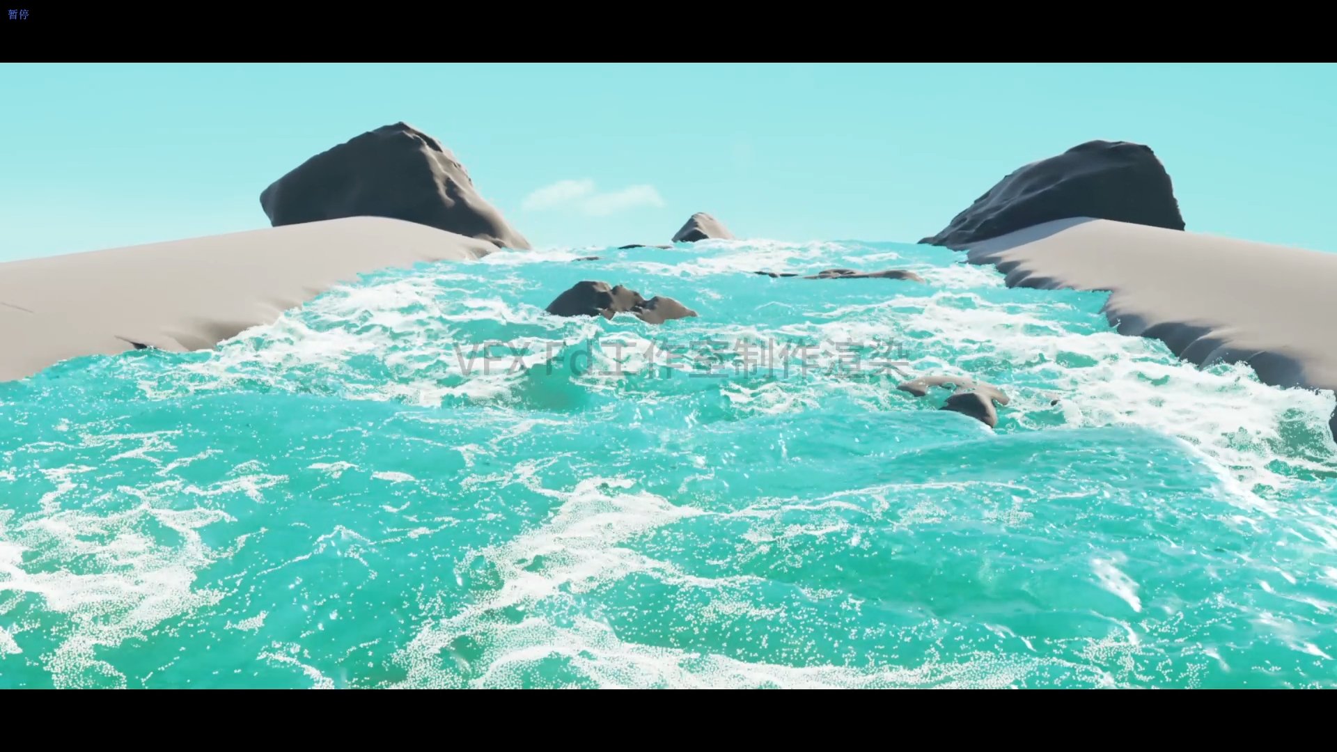 Houdini High Realistic River Waterfall Solution and Rendering karma xpu ...