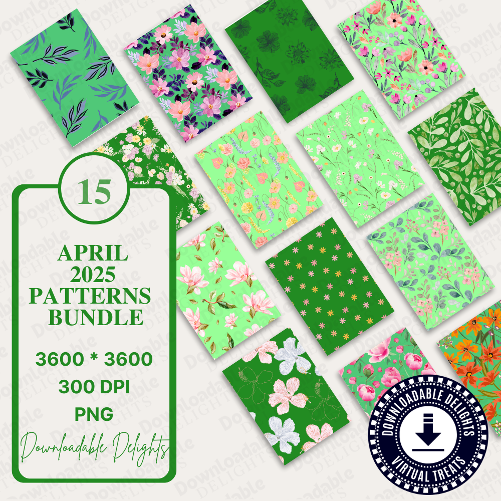 April 2025 Patterns Bundle