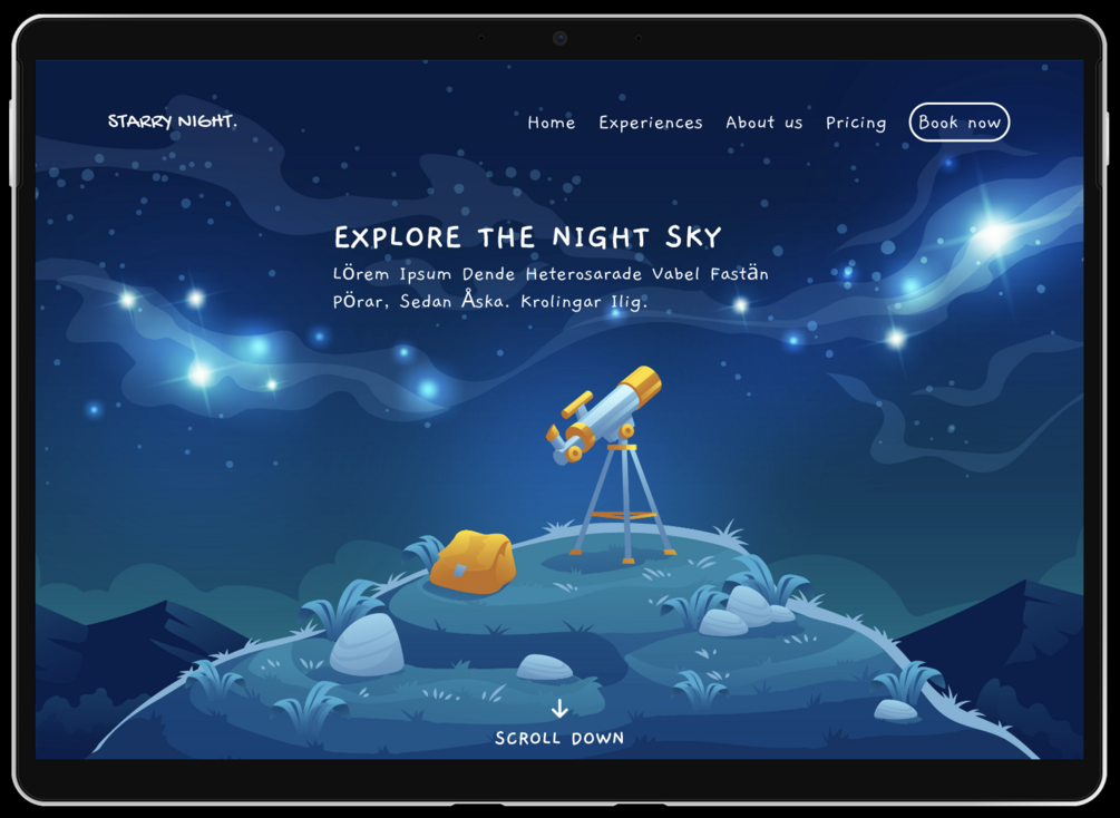 Parallax Website (Figma)