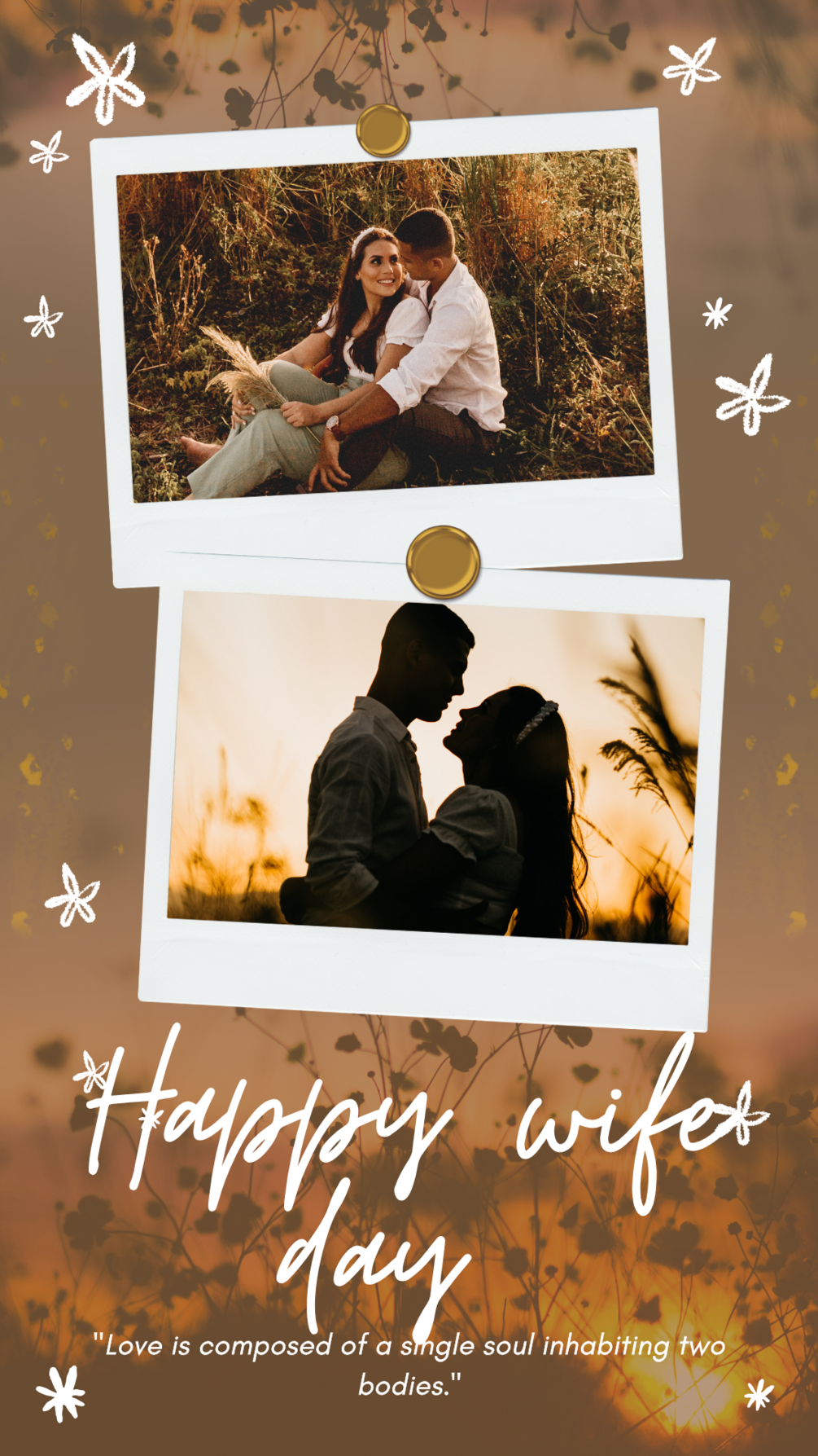 Wife day graphic design