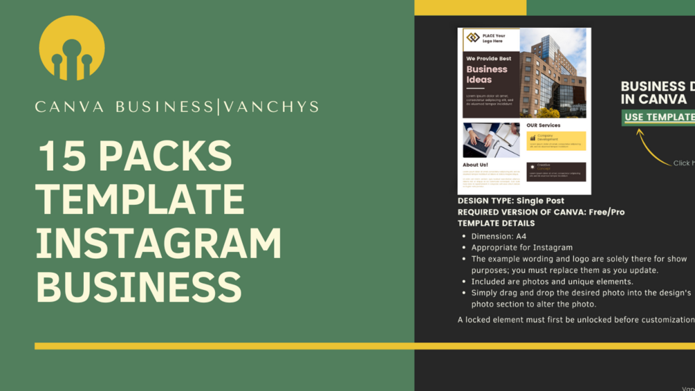 15 Bundles Template Instagram Marketing Digital (Canva design)