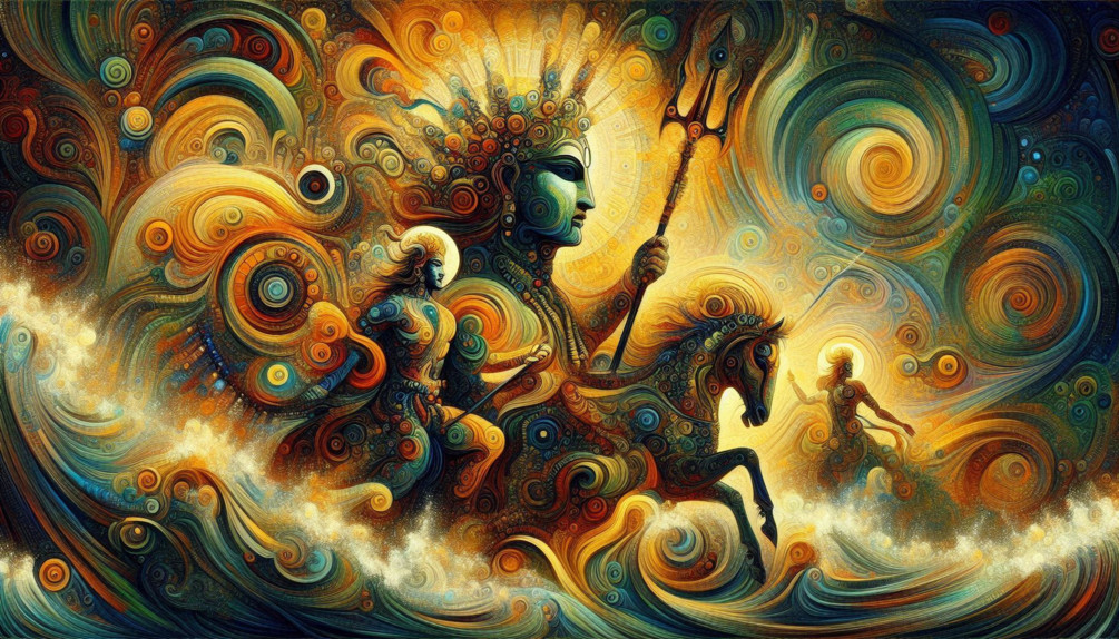 🌟 Divine Images 🌌: Abstract Expression Art of the Gods
