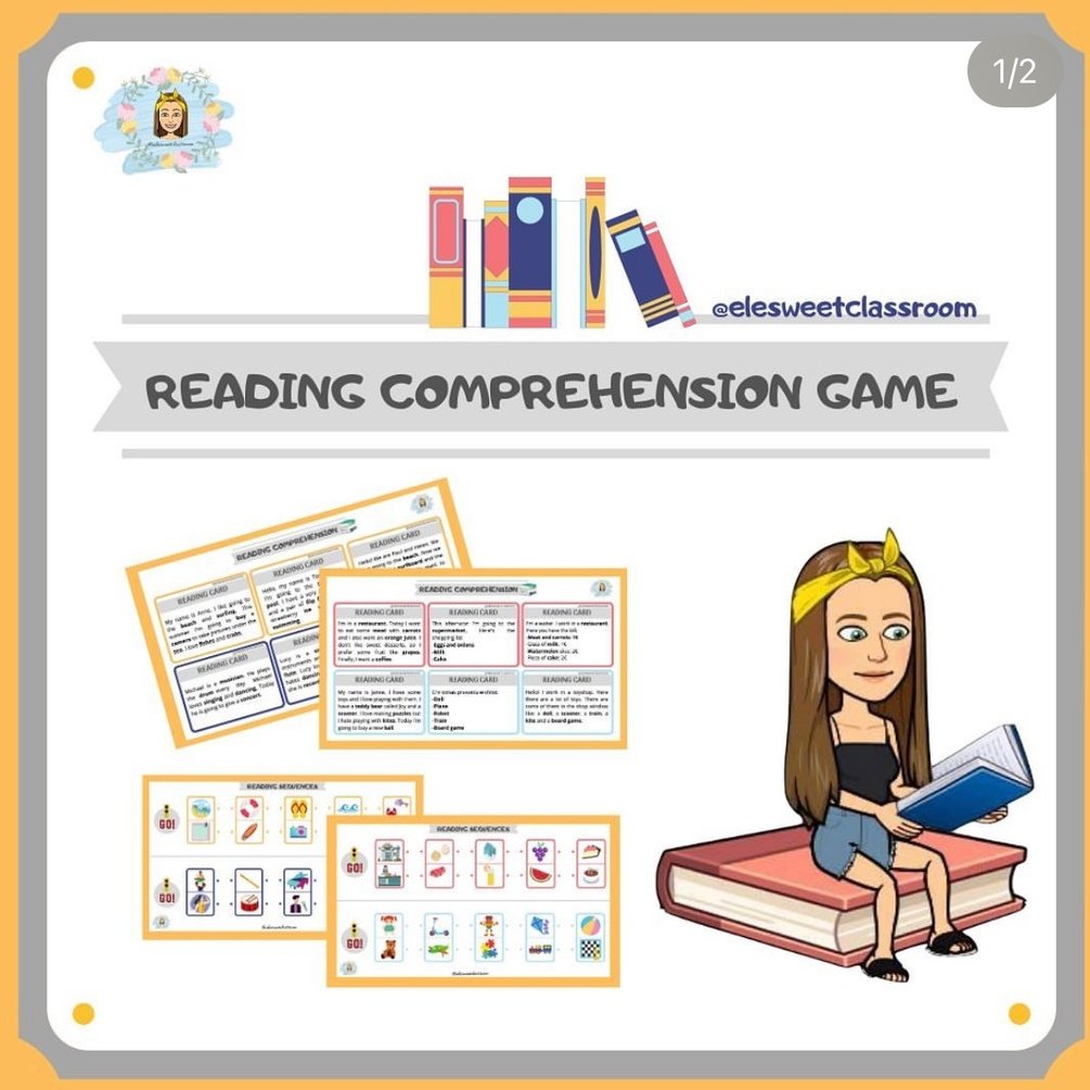 Juego de comprensión lectora en Inglés