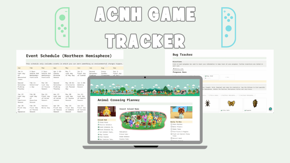Notion Animal Crossing Game Tracker