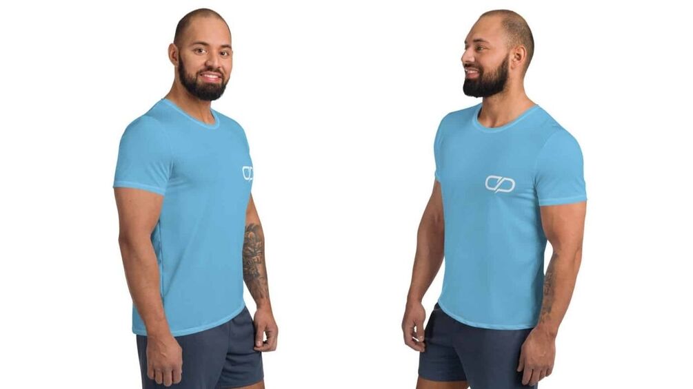 Coach Parry Men's Athletic T-Shirt - Blue