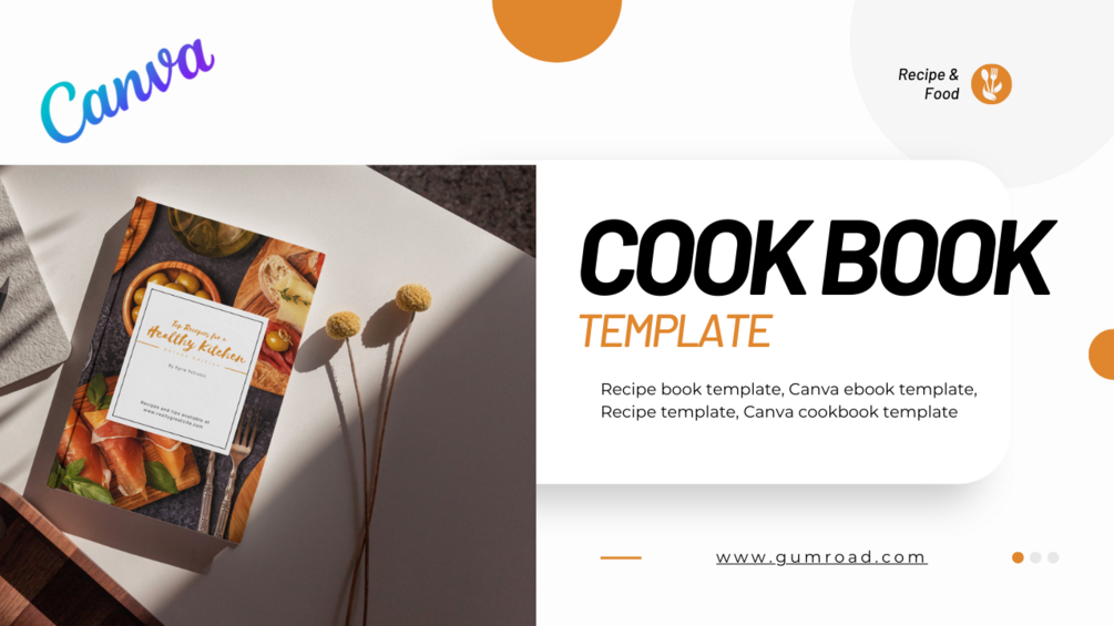 Recipe Book - Cookbook Template in Canva