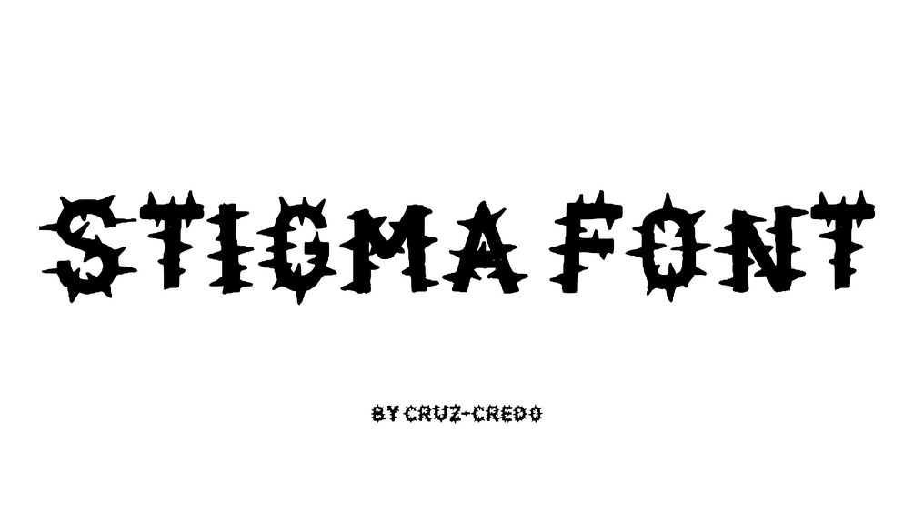 STIGMA font