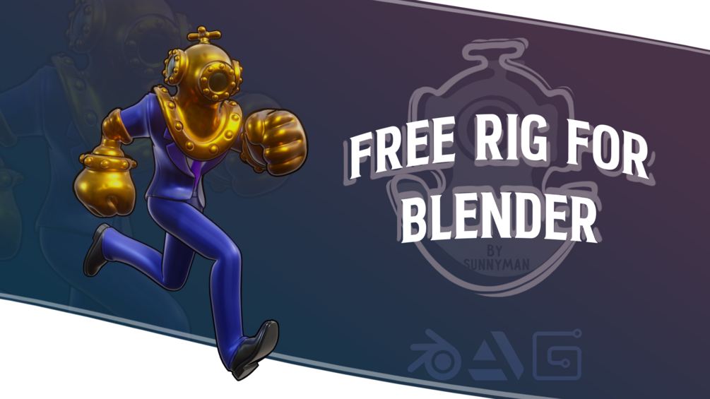 FREE CHARACTER RIG FOR BLENDER