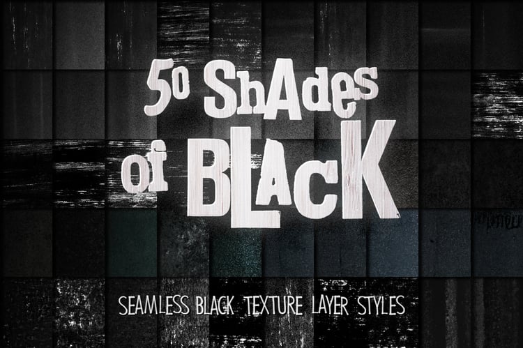 50 SEAMLESS BLACK INK TEXTURES