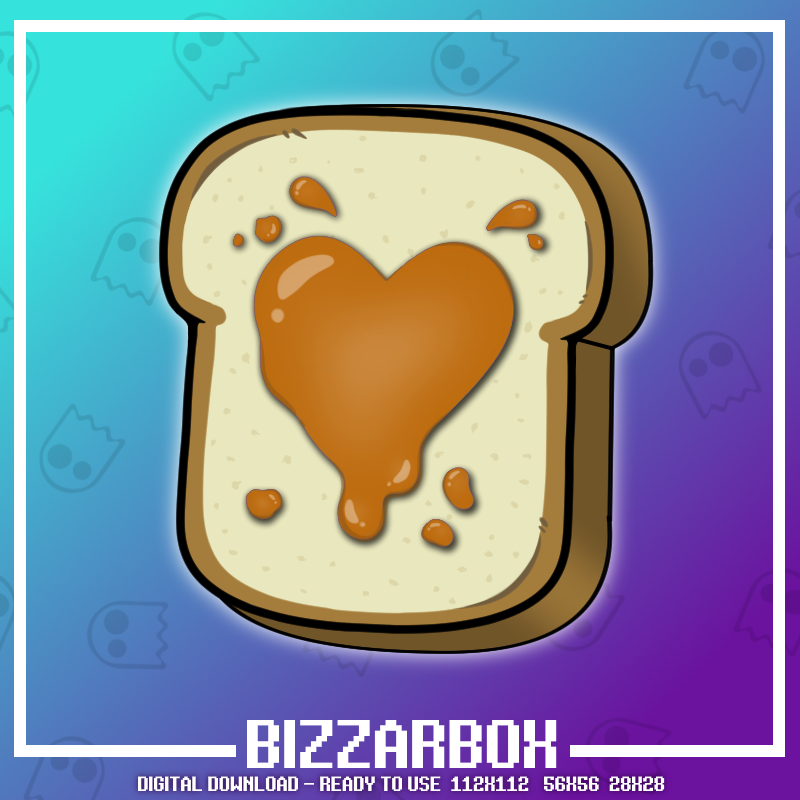 Streamer Emote: Peanut Butter Heart