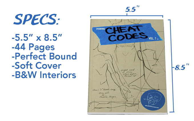 The Drawing Cheat Codes Vol. 1 Print Edition