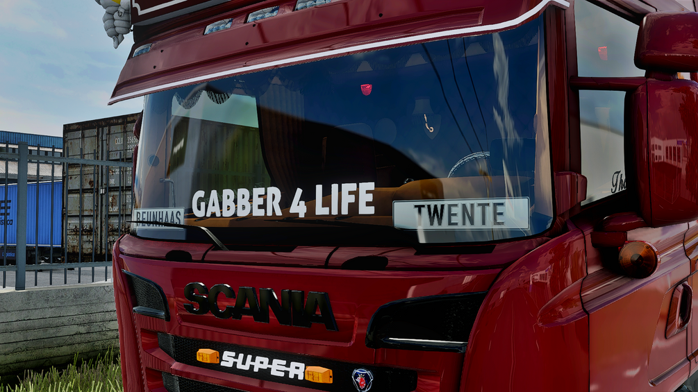Gabber Window Sticker ( ETS2 )