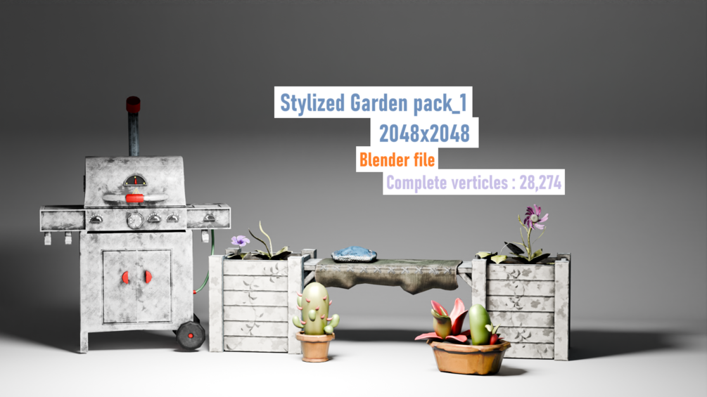 BUNDLE Stylized Garden