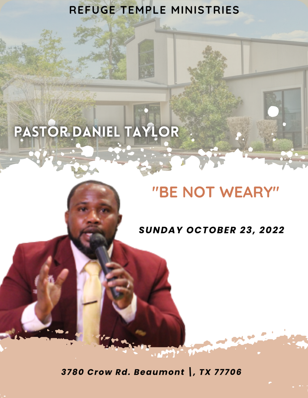 Pastor Daniel "Be Not Weary"