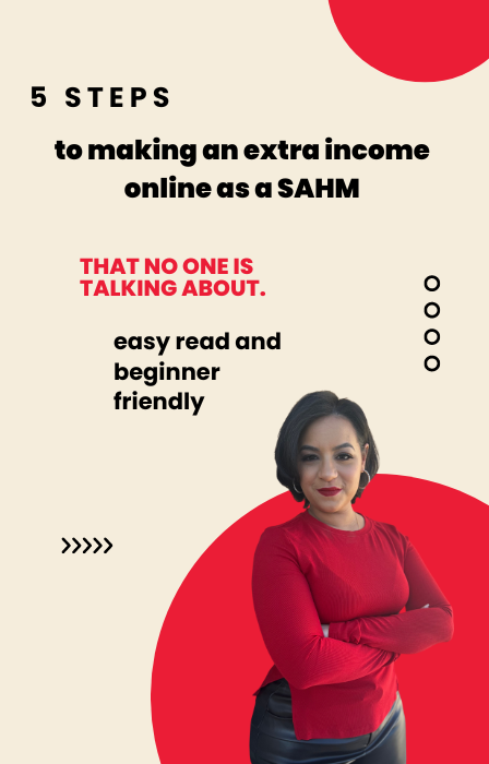 5 steps to making an extra income online as a SAHM, that no one is ...