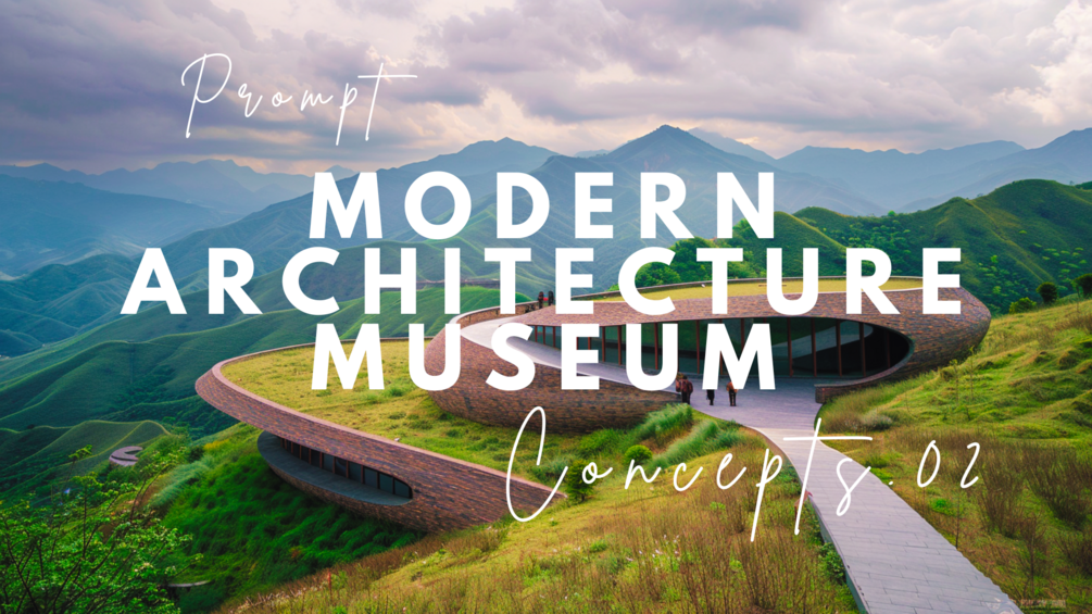 Prompts modern architecture museum - Concepts 02