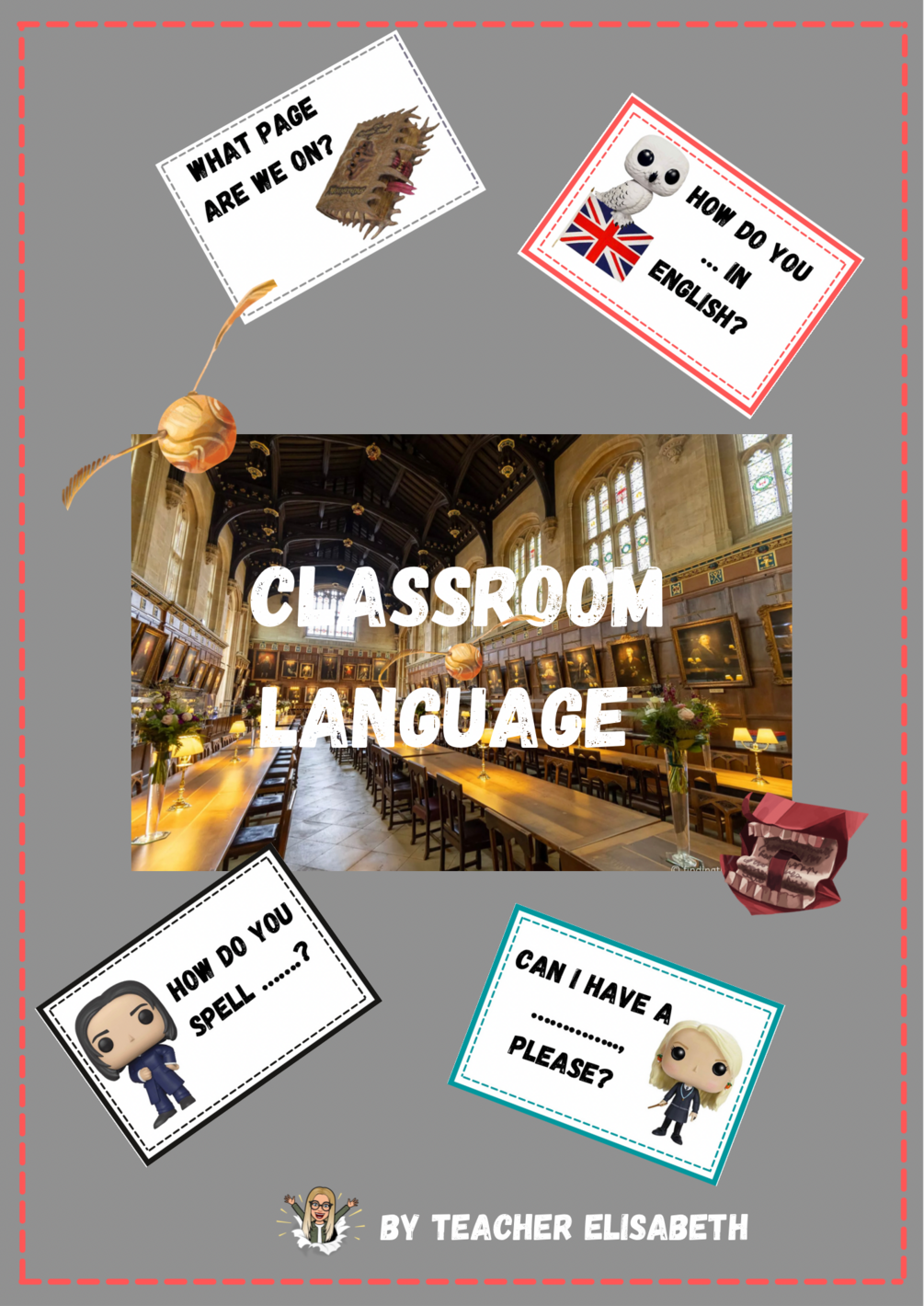 Harry Potter classroom vocabulary