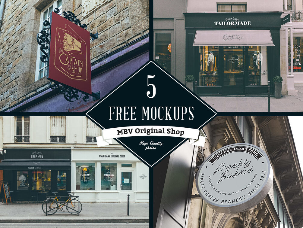5 Signs & Facades FREEBIE