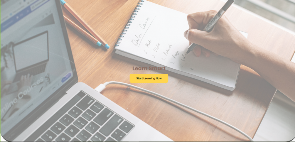 Responsive Online Course Landing Page Template