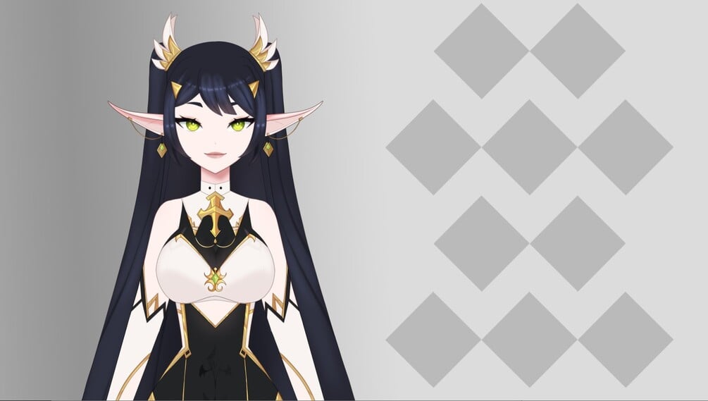 Angel/Elf Vtuber Model Free Version (v1.1)