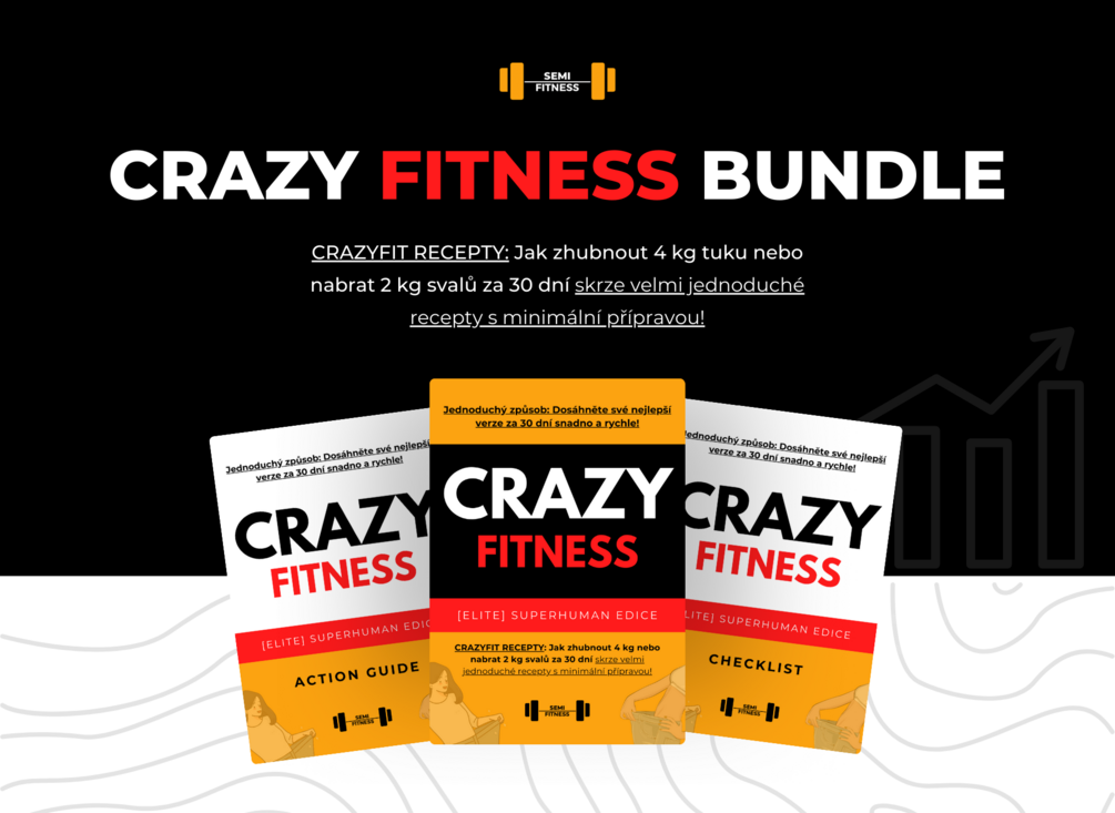 CRAZY FITNESS Bundle: Tajné Recepty pro Magické Hubnutí/Nabírání Svalů ...