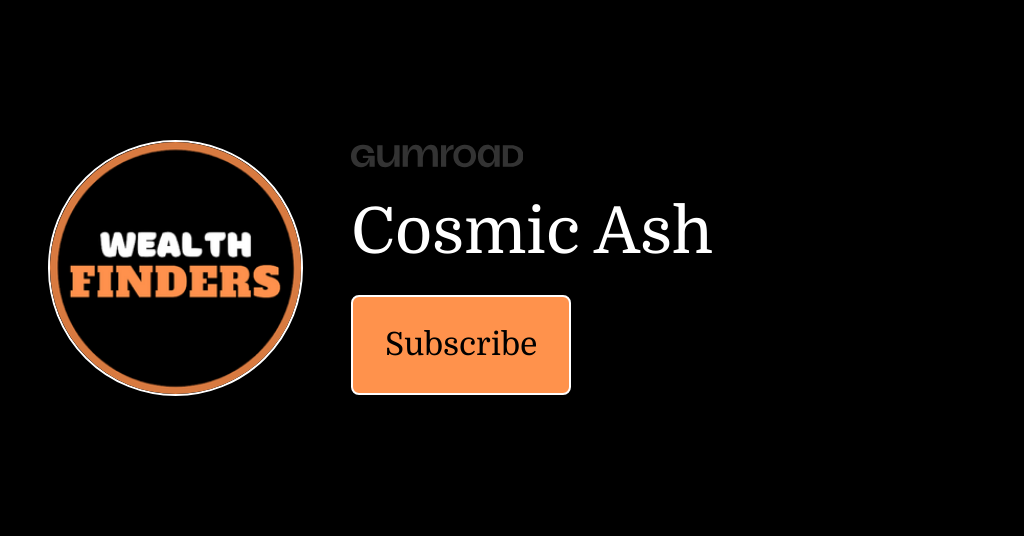 Cosmic Ash