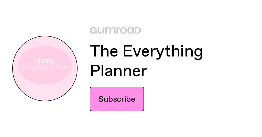 The Everything Planner
