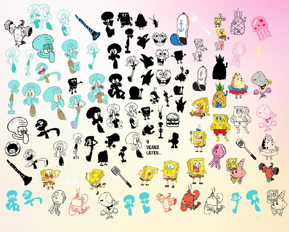 Spongebob svg Bundle, Spongebob svg, Gary svg, Patrick svg