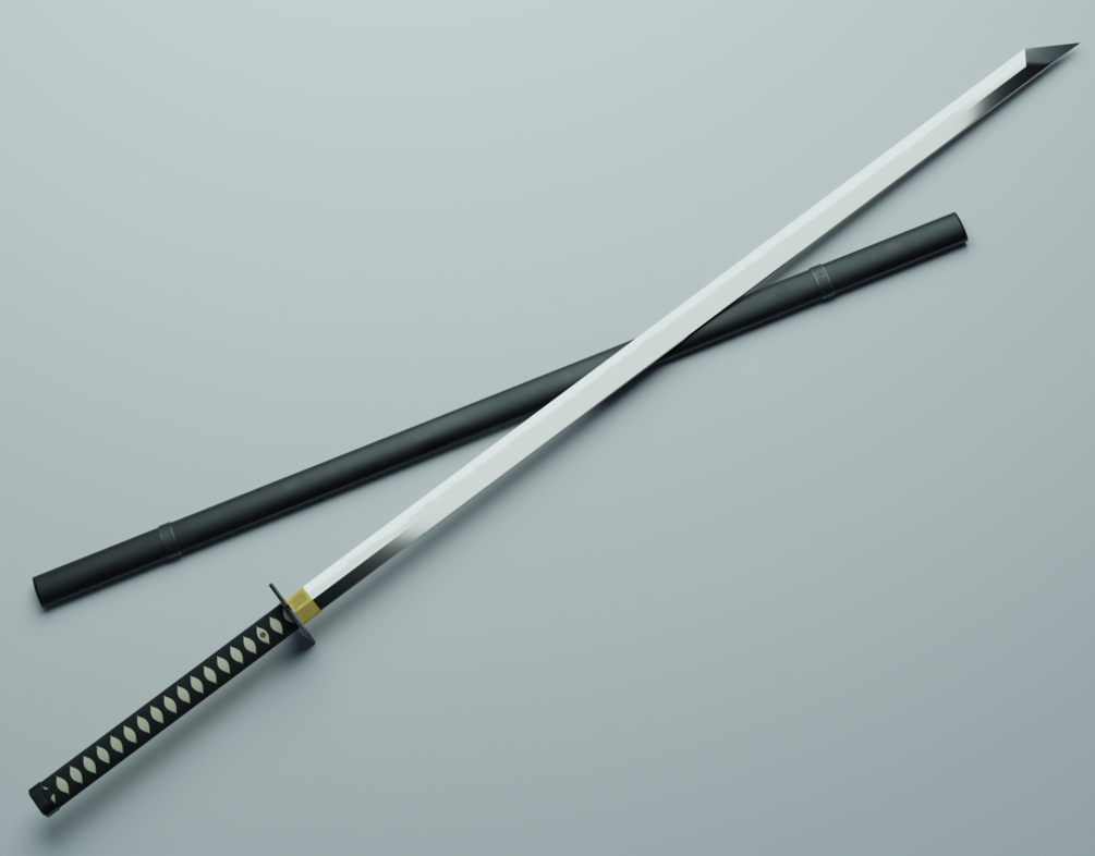 Ninjato Sword (Blender Model)