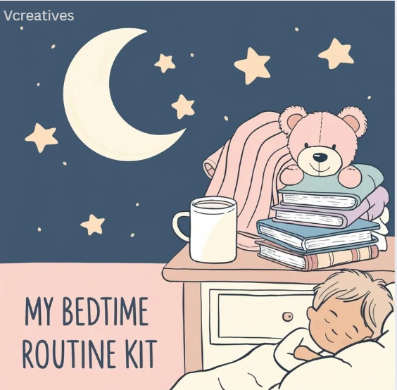 Printable Bedtime Routine Kit for Kids
