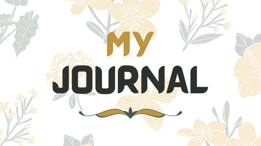Yellow Hibiscus Journal with Memo Pad and Bookmarks