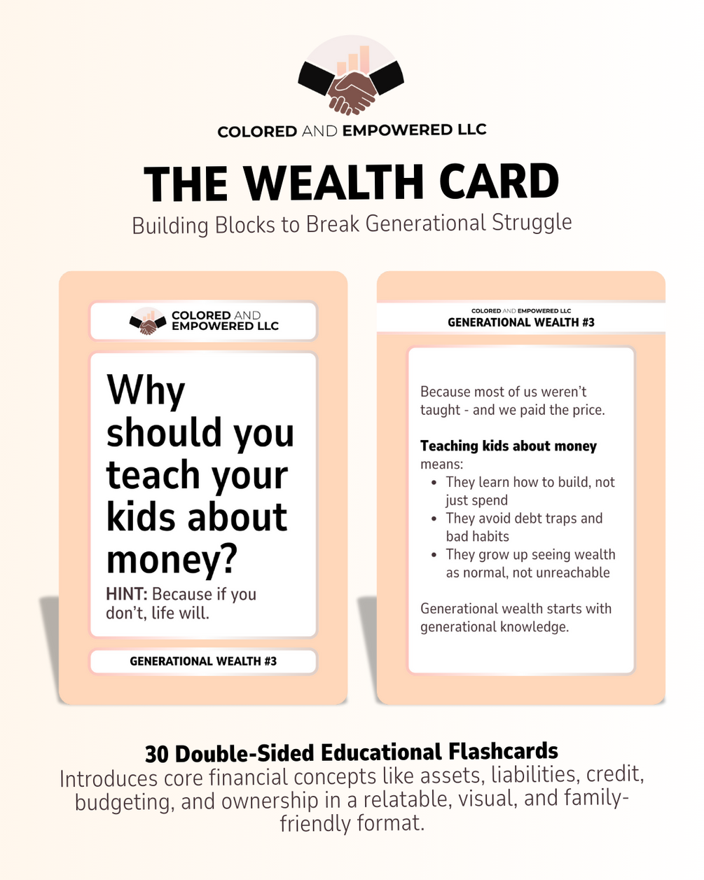 Empowered Wealth Flashcards: Faith, Culture & Money Wisdom