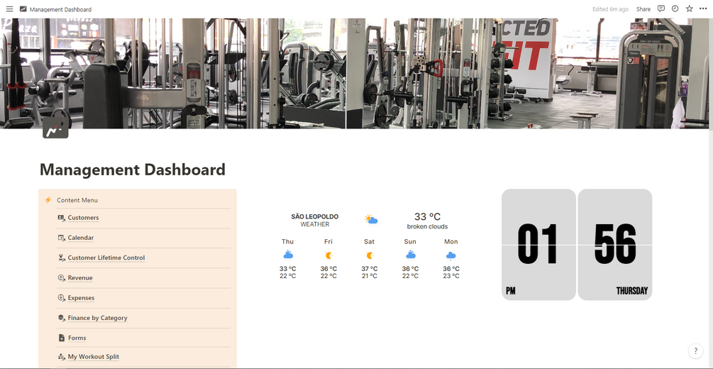 Personal Trainer Level Up - Notion Management OS