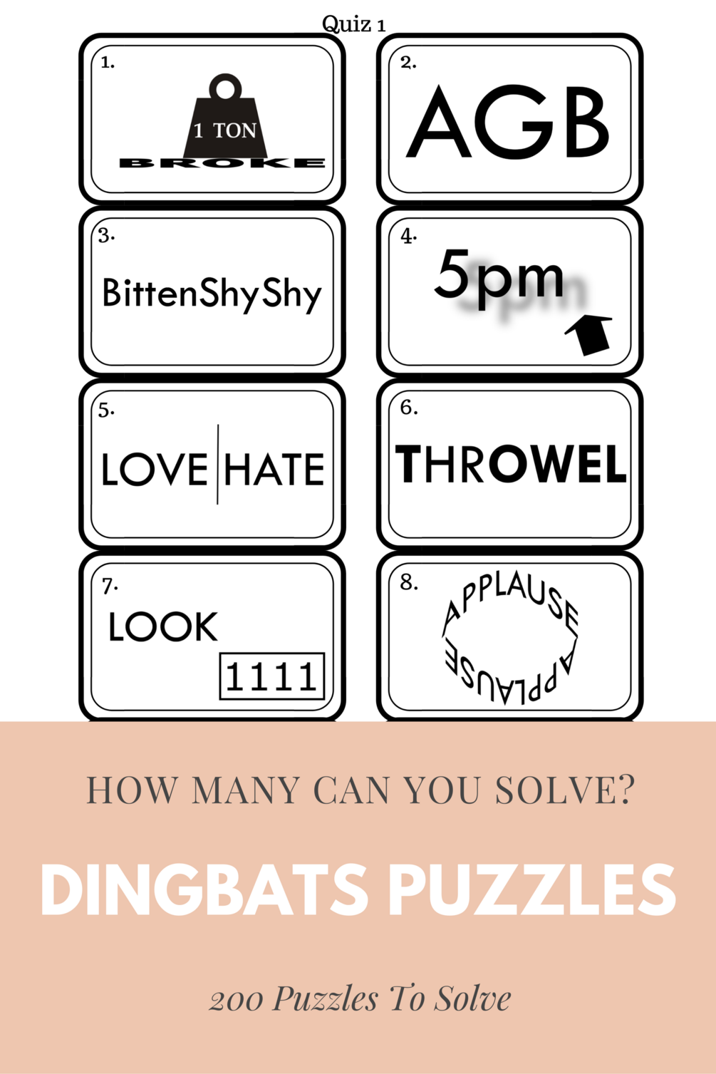 200 Puzzles For Adults And Teens To Solve | Digital Puzzle Book ...