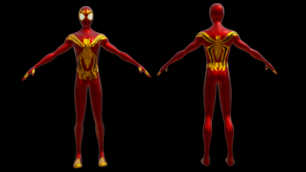 Ultimate Iron Spider Suit Texture